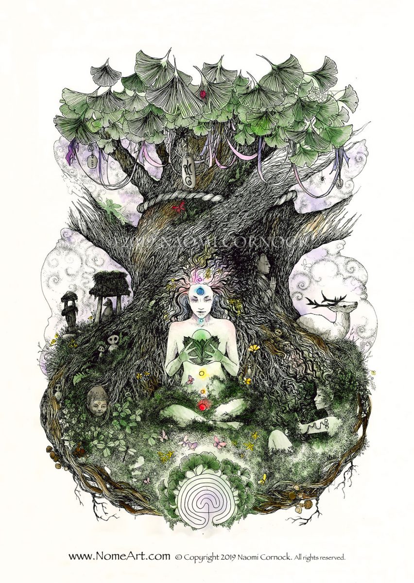 Healing Tree Aligned - Art of Naomi Cornock