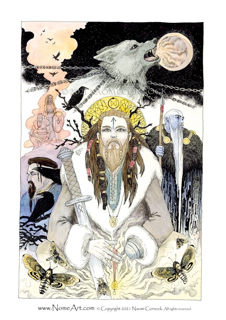 Pagan Art by Artist Naomi Cornock, pagan myth, legend, faerie, tree ...