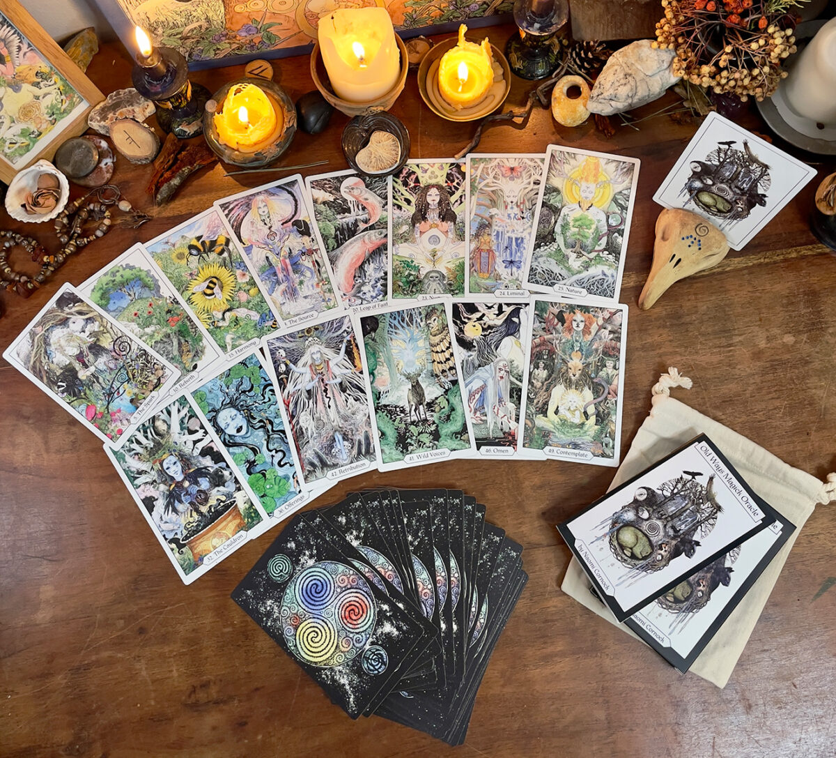 Old Ways Magick Oracle - 50 Cards - Art of Naomi Cornock
